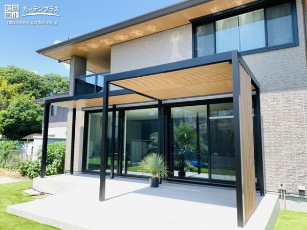 ラグジュアリーな大人のテラス空間を作るガーデンリフォーム (No.18084) / テラスまわりの施工例 | 外構工事のガーデンプラス