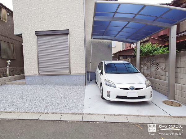 シンプルながらも細部にこだわった、美しい新築外構工事 (No.26146) / 新築外構一式の施工例 | 外構工事のガーデンプラス